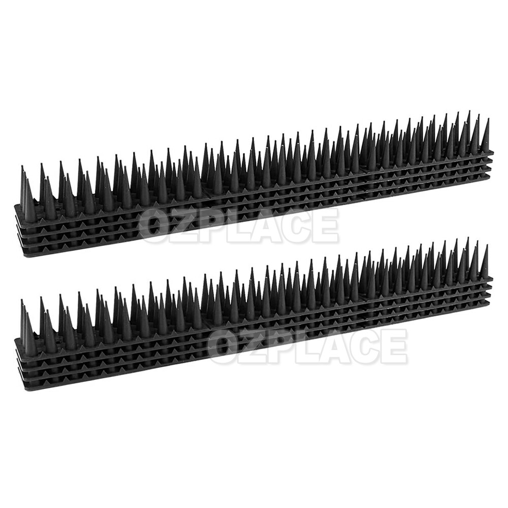 12pc Bird Spikes Human Cat Possum Mouse Pest Control Spiked Fence Wall ...