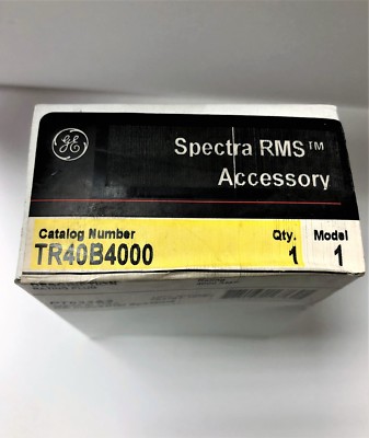 GE GENERAL ELECTRIC SPECTRA RMS RATING PLUG 4000 AMP TR40B4000 | eBay
