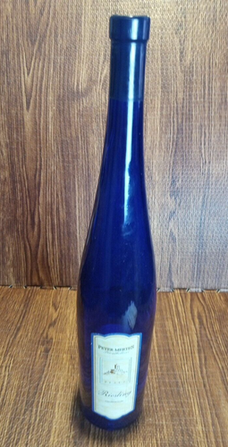 Extra Tall Wine Bottle Blue Riesling Bottle Wine Home Decor Plalz ...