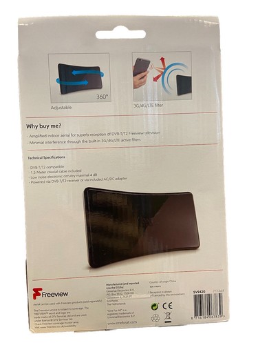 One for All SV9420 Indoor TV Aerial for sale online | eBay UK