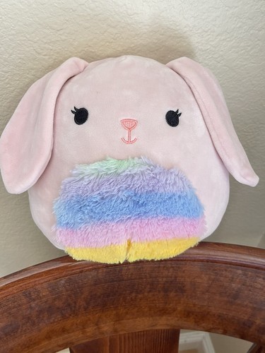 Squishmallow 8” Bop The Rainbow Belly Bunny Rabbit Easter Kelly Toy | eBay