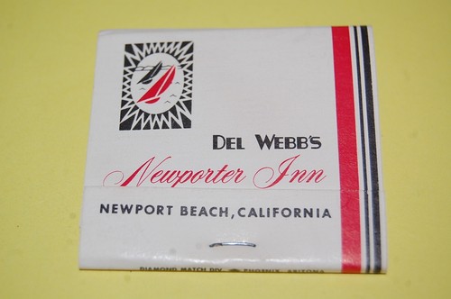 Del Webb's Newporter Inn at Newport Beach, CA Vintage Full Unstruck ...