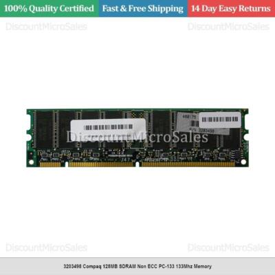 3203498 Compaq 128MB SDRAM Non ECC PC-133 133Mhz Memory | eBay