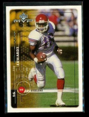 Vintage 1999 UPPER DECK MVP Football Trading Card #216 TROY EDWARDS ...