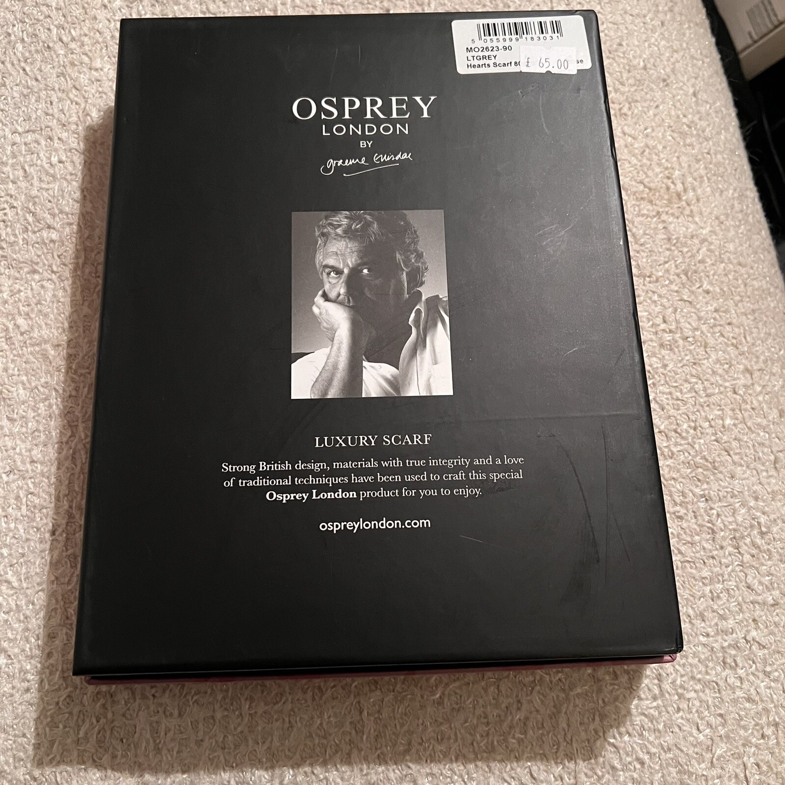 Osprey Of London Hearts By Graeme Ellisdon Multicoloured Scarf for sale ...