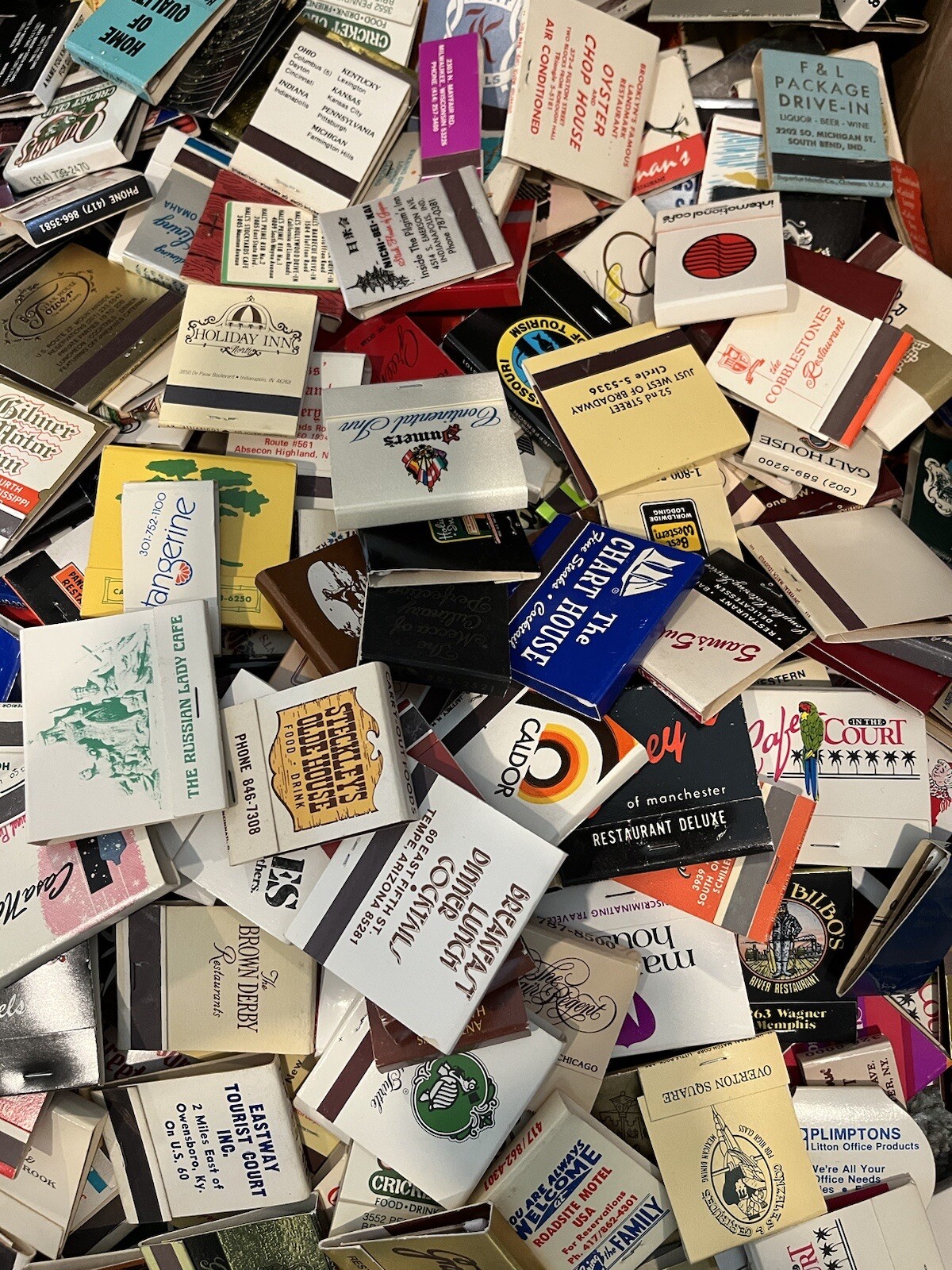 Vintage Matchbooks Unsearched Full & Unstruck Mint Condition 1000’s ...