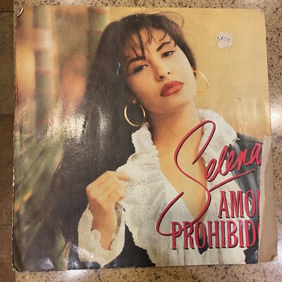 Selena Quintanilla Amor Prohibido Ecuador Vinyl Record 1995 Spanish Pop ...