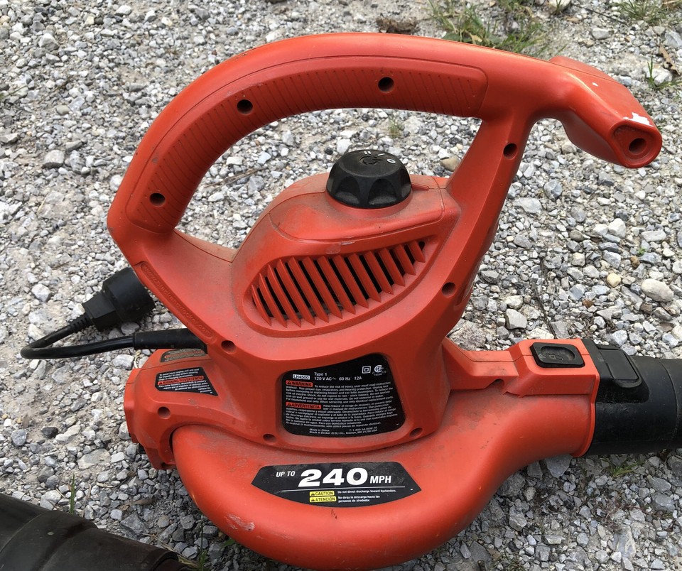 Black & Decker Leaf Hog 240MPH Blower / Vacuum / Mulcher, Model ...