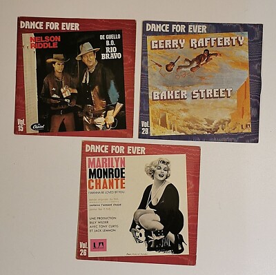 3 X 45RPM 7'' VINYL(DANCE FOR EVER) GERRY RAFFERTY/NELSON RIDDLE ...