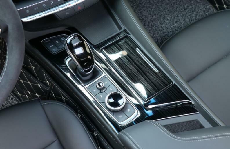 For Cadillac CT5 2020-2023 Black Steel Center Console Gearbox Panel ...