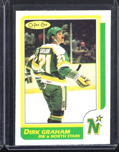 1986 O-Pee-Chee #143 Dirk Graham Rookie NM-MT, Free Shipping | eBay