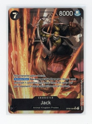 One Piece CCG - Jack OP08-084 - Two Legends - Alternate Art | eBay