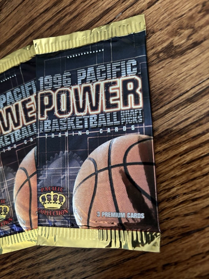 1996 Pacific Power Basketball NBA - Five (5) Sealed Packs | eBay UK