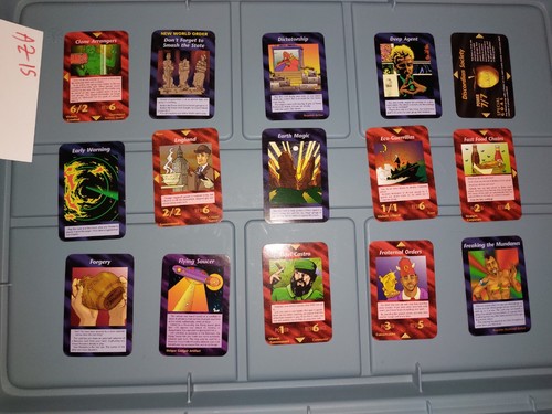 15 cards lot 15 LOT Illuminati New World Order NWO Card Game 15 card ...