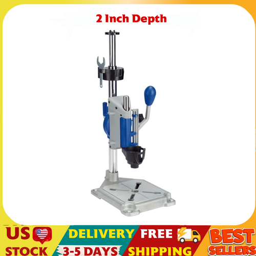 Dremel Drill Press Rotary Tool Workstation Stand with Wrench - Mini ...