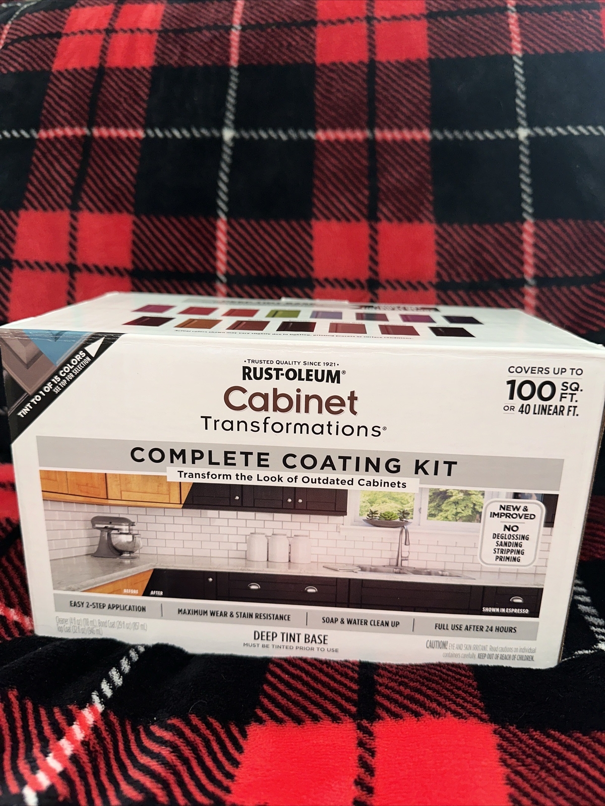 Rust-Oleum Cabinet Furniture Transformation Complete Coating Kit Dark ...