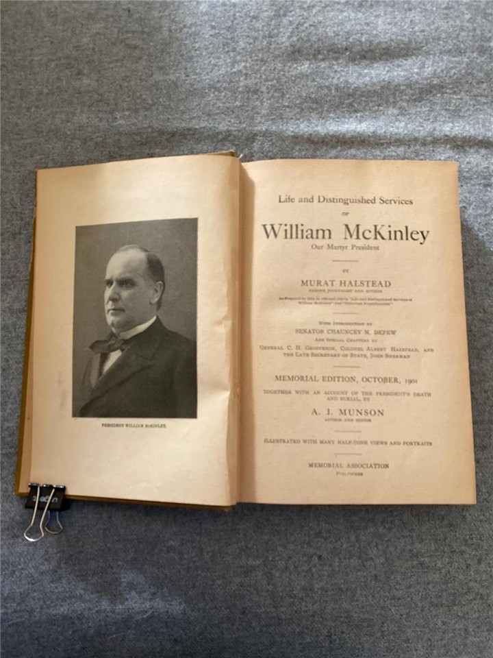 1901 Life & Distinguished Services of William McKinley by Murat ...