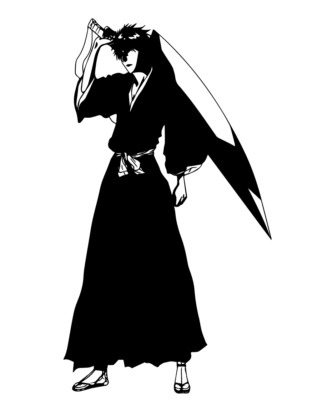 Bleach Ichigo Kurosaki decal sticker for car/truck laptop window custom ...