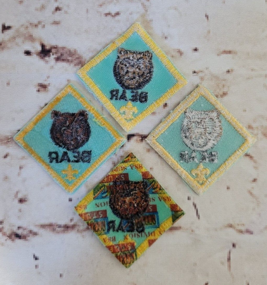 BSA Boy Scouts, Cub Scouts, Bear Rank Patch, Pre-Owned | eBay
