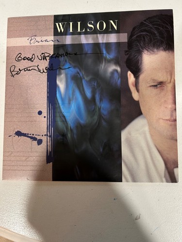 Brian Wilson: "Brian Wilson" signed 12" Vinyl LP "Good Vibrations/Brian ...