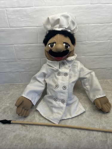 Melissa And Doug Chef Puppet With Detachable Wooden Rod - Pretend | eBay