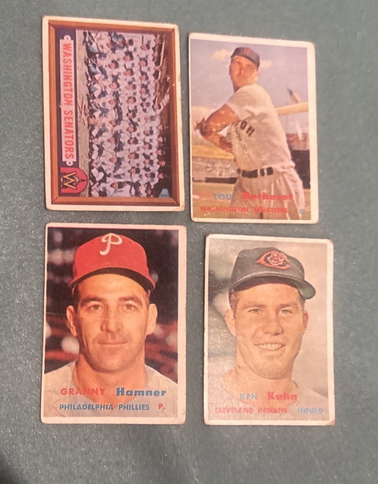 1953-57 Topps Bowman Baseball Card Lot - 23 Card Lot - Low To Mid Grade ...