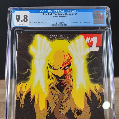 Iron Fist #1 Cover A Kaare Andrews 1st Pei Marvel Comics 2014 CGC 9.8 NM MT | eBay