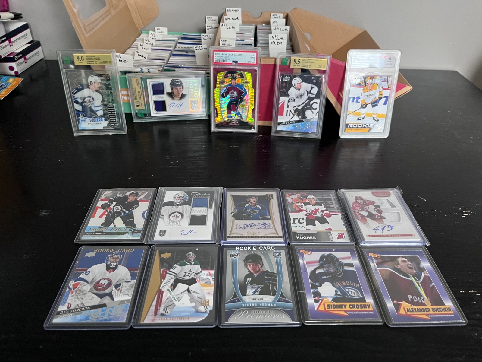 Huge sports card collection! NFL, MLB, NBA & NHL All modern cards | eBay