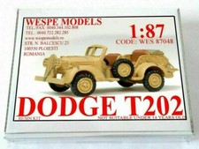 Dodge T202 Command Car Wespe Models 1 48 Scale - Resin Kit 48157 for ...