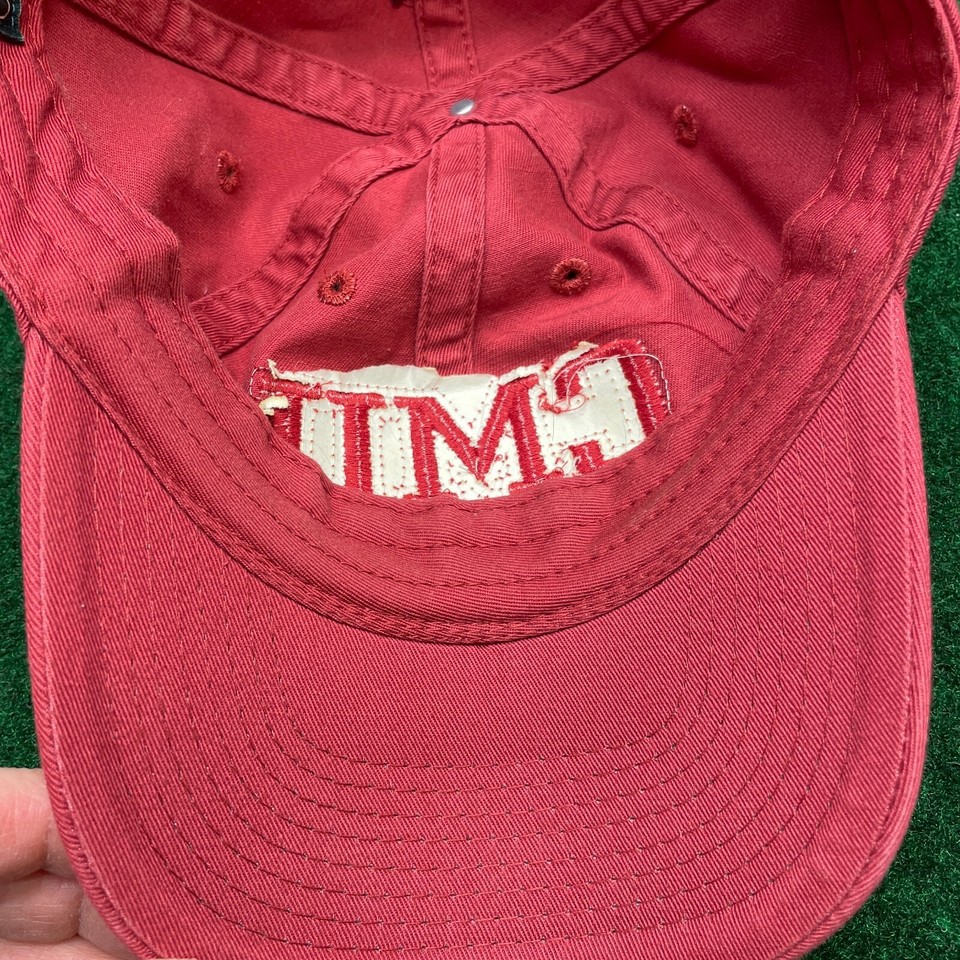 Carnegie Mellon University CMU Ball Cap Hat Red Cotton Strap Back ...