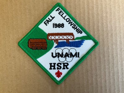 Unami Lodge One 1988 Fall Fellowship event patch | eBay