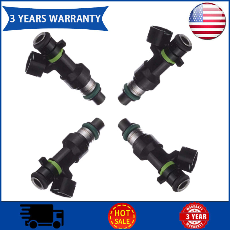 4Pcs Fuel Injector 16600EN200 For Nissan Cube Tiida Versa 1.8L NV200 ...
