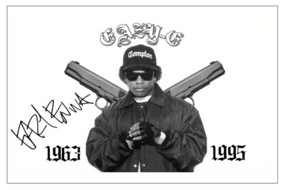 EAZY - E SIGNED PHOTO PRINT AUTOGRAPH MUSIC NWA | eBay