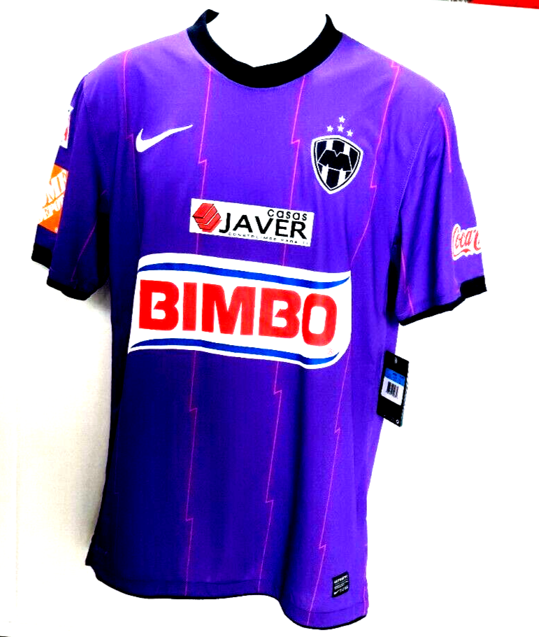 Rayados de Monterrey Jersey Purple Authentic Nike Size Large 2010-2011 ...