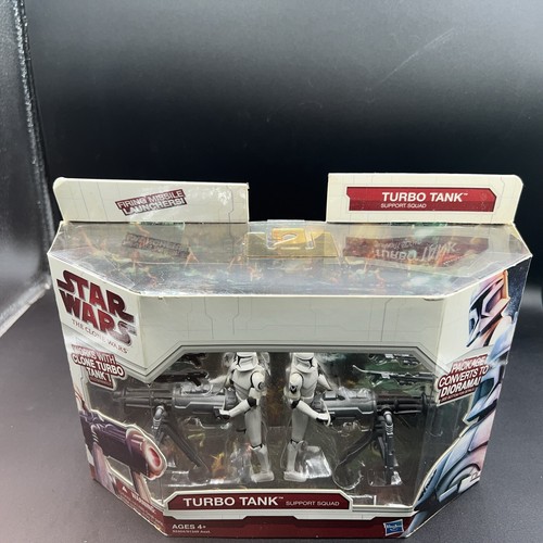 Star Wars Clone Wars - Turbo Tank Support Squad 2009 - NIB 653569428978 ...