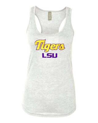 LSU Tigers 5th & Ocean NCAA Women's Bi Blend Jersey Tank Top | eBay