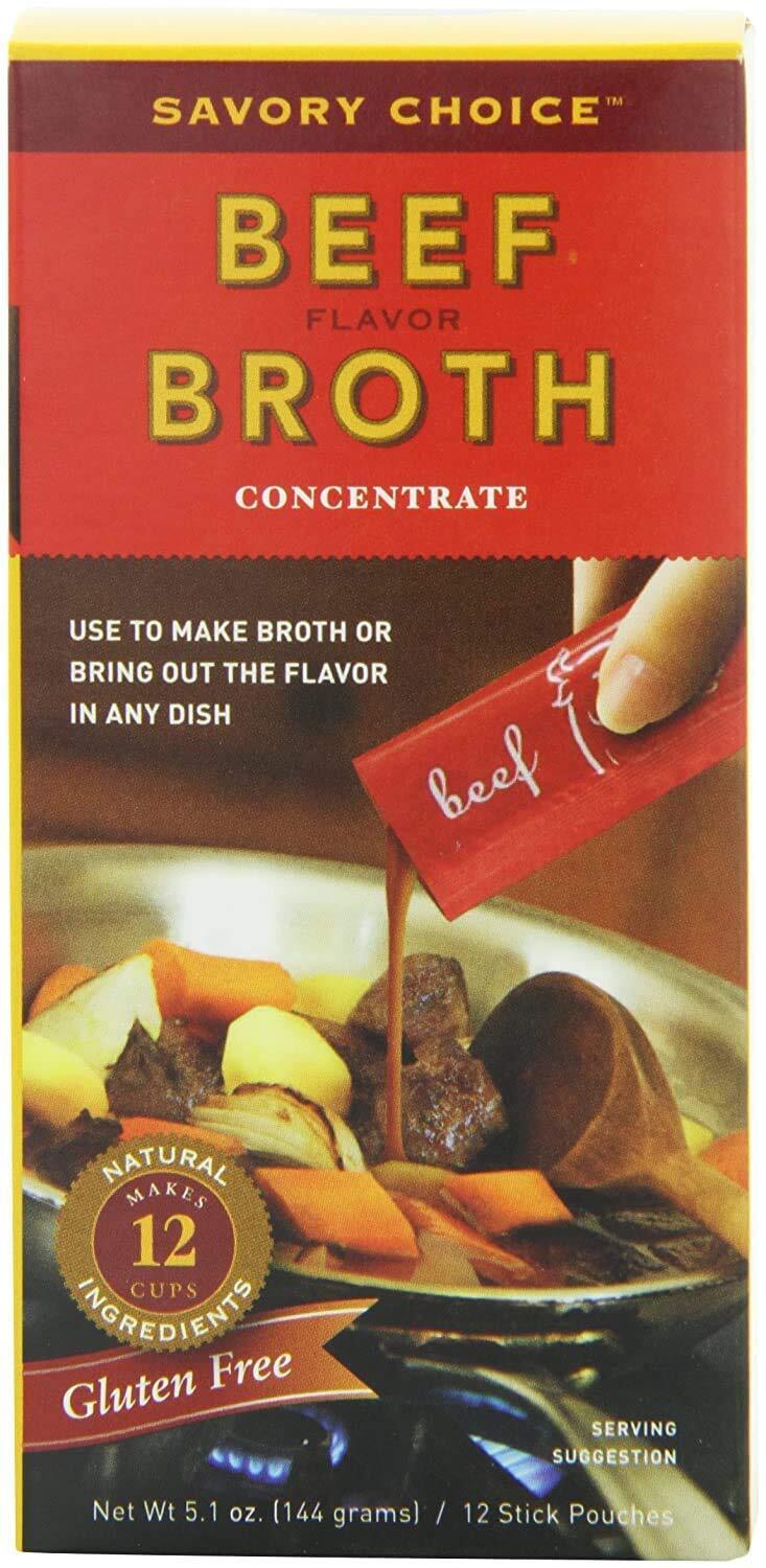 Savory Choice Liquid Beef Broth Concentrate, Chicken Broth Concentrate ...