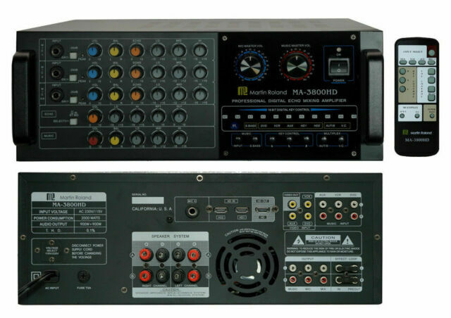 Martin Roland Martin Ranger MA3800HD Karaoke Mixing Amplifier for sale ...