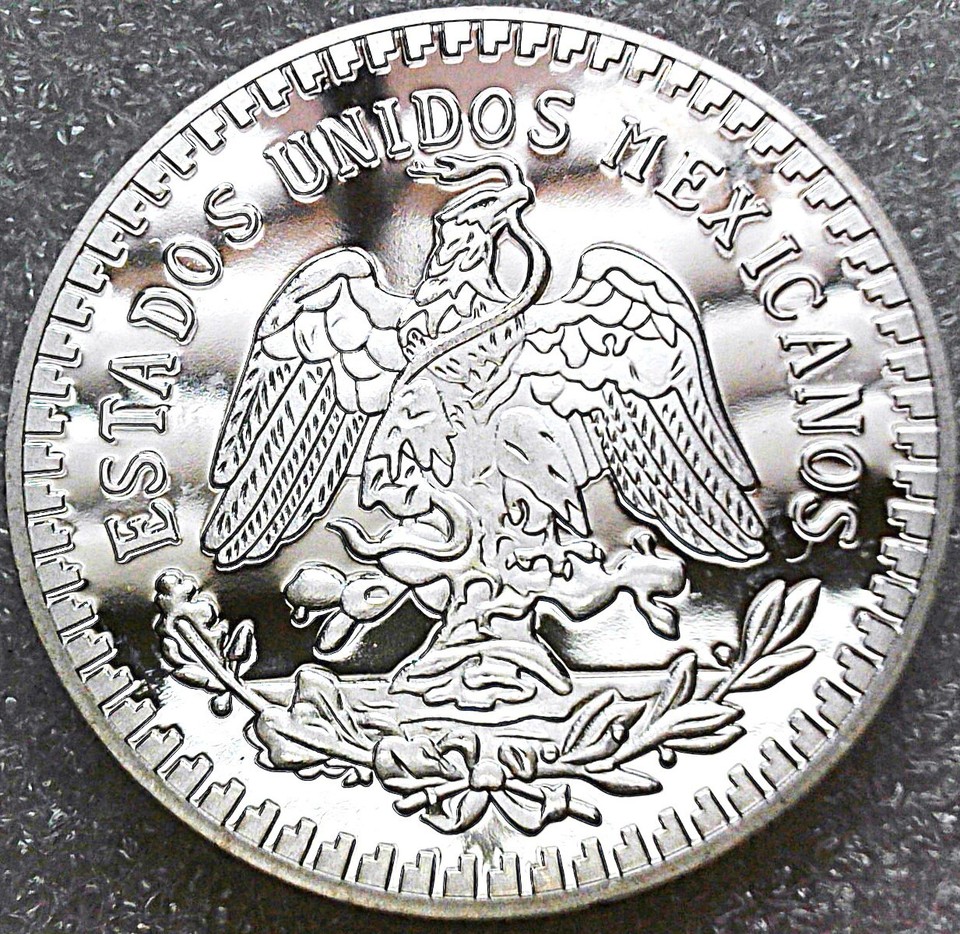 Silver Color Mexican Coin - Centenario Pesos - Exonumia Coin Token | eBay