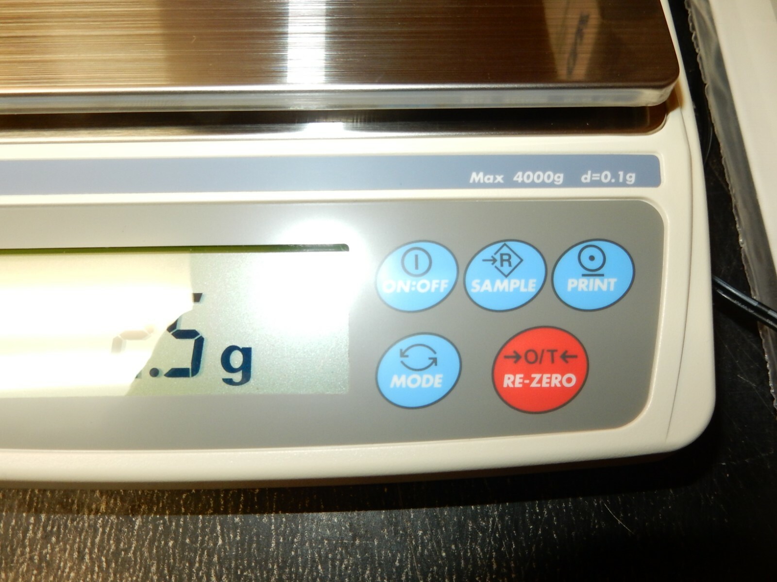 DIGITAL SCALE, EVEREST, EK-4100 I, UNUSED CONDITION, 4000 GRAM CAPACITY ...