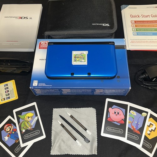 Nintendo 3DS XL Handheld System Lot - Aqua Blue. TESTED- perfect ...
