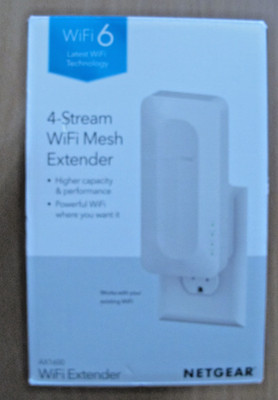 NETGEAR WiFi 6 Mesh Range Extender (EAX12) AX1600 Boost Wireless Signal ...