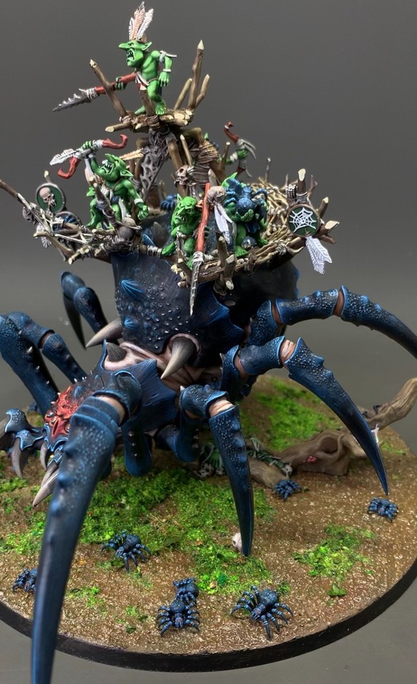 Warhammer AOS pro Painted Arachnarok Spider Gloomspite Gitz Presale | eBay