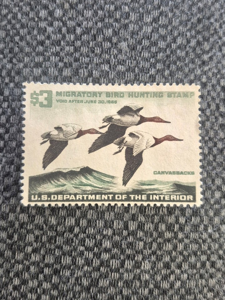 US COLLECTION OF 3 FEDERAL DUCK HUNTING STAMPS Scott# RW20-RW32 & RW35 ...
