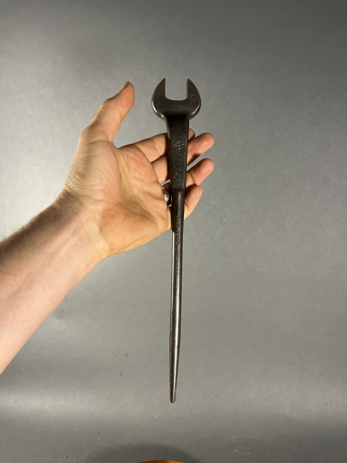 Vintage Armstrong 906 Iron Workers 31/32" Offset Spud Wrench 14" Long ...