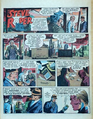 Steve Roper & Mike Nomad - large full tab page Sunday comic - Dec. 22 ...