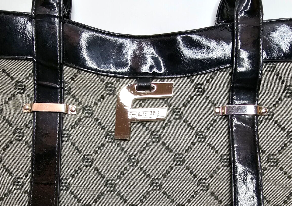 FUBU The Collection Tote Bag Purse Style#V81942F PO#1805155 | eBay