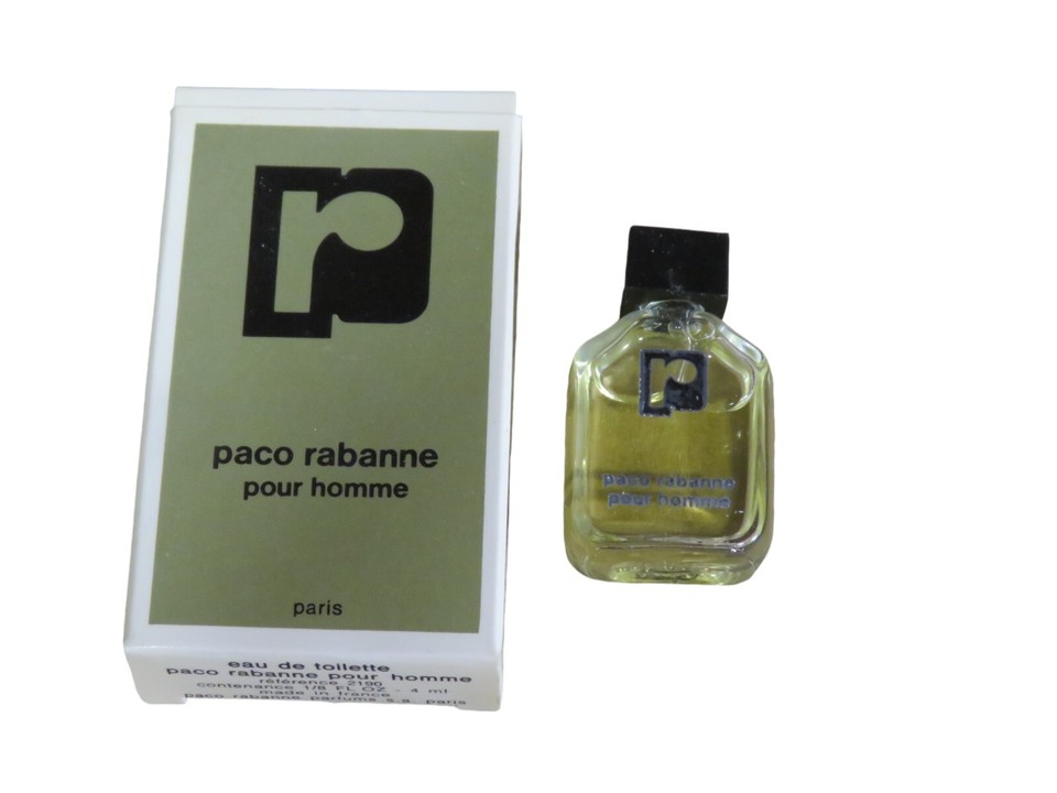 PACO RABANNE POUR HOMME 4ML EDT MINI SPLASH (NEW WITH BOX) | eBay