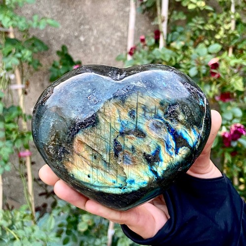 1.92LB Natural elongated stone Madagascar polished crystal healing ...