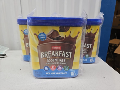 Carnation Breakfast Essentials Powder Drink Mix, Rich Milk Chocolate ...